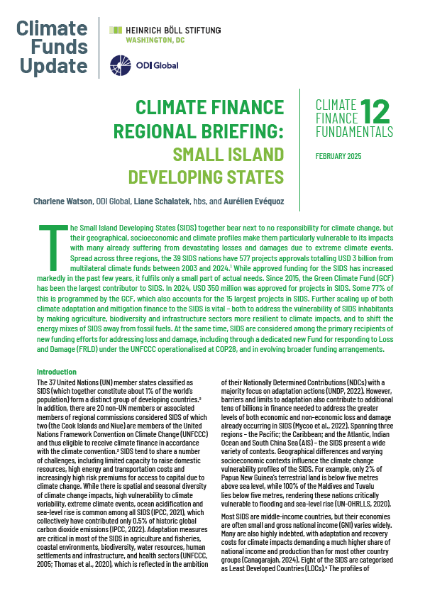 Climate Finance Fundamentals - Climate Funds Update