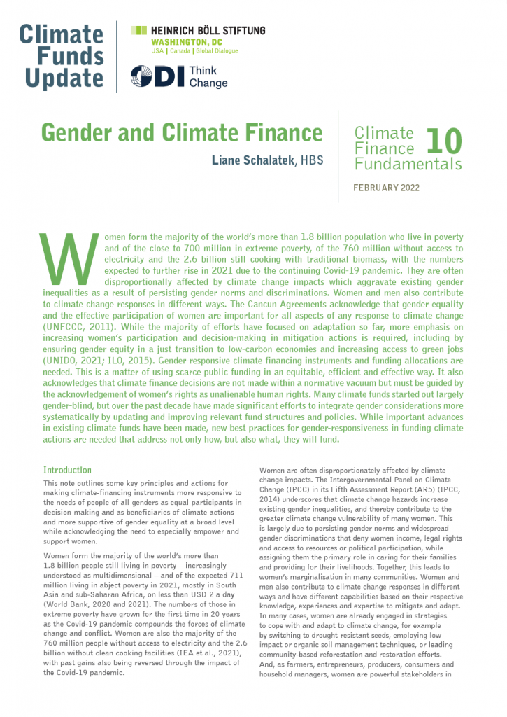 Climate Finance Fundamentals - Climate Funds Update